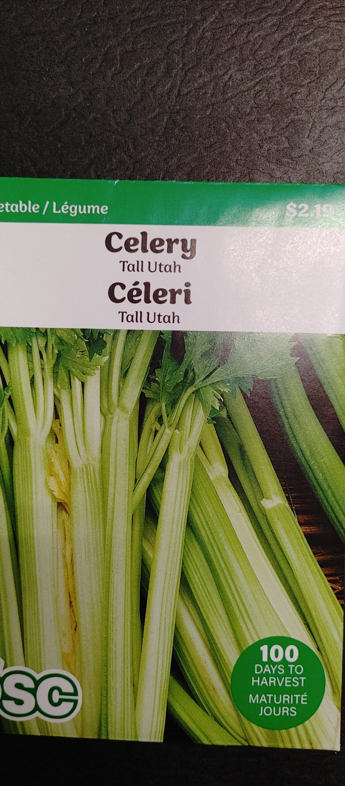 Celery - Tall Utah - VanLuyk Garden Centre